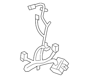 2015-2019 GM Rear Driver Side Door Wiring Harness 84290997 GM ...