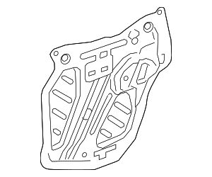 2014-2019 GM Front Driver Side Door Water Deflector 84374104 GM ...