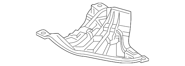 213-520-30-00-64 - Radiator Support Splash Shield 2021-2023 Mercedes ...