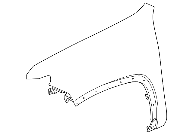 2020-2024 Chevrolet Front Driver Side Fender 84581166 GM ...