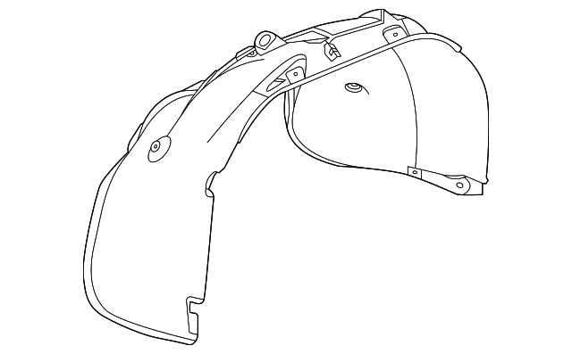 2020-2023 Chevrolet Fender Liner 86789518 | OEM GM Parts