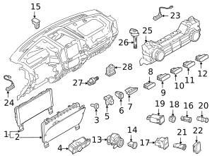 NL3Z-19980-S 2022-2023 Ford F-150 Heater Control | Fairway Ford Parts