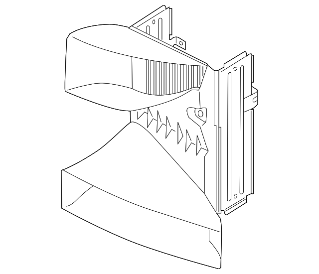 28274-2G100 - Air Guide 2011-2015 Kia Optima | Kia.Parts Store