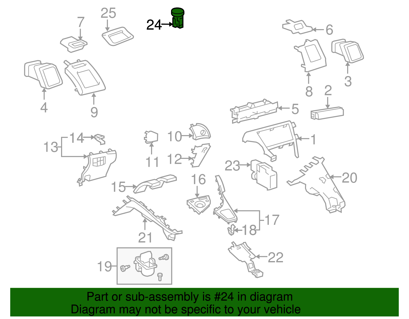 2003-2017 Toyota Ambient Light Sensor 89121-30010 | OEM Parts Online