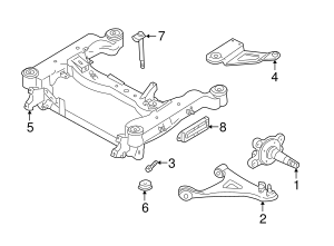 54500-AR000 - Lower Control Arm 2002-2006 Infiniti Q45 | INFINITI Parts ...