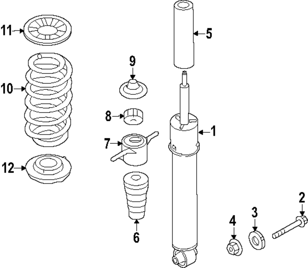 55367-DO120 - Shock Absorber 2024-2025 Kia EV9 | Kia.Parts