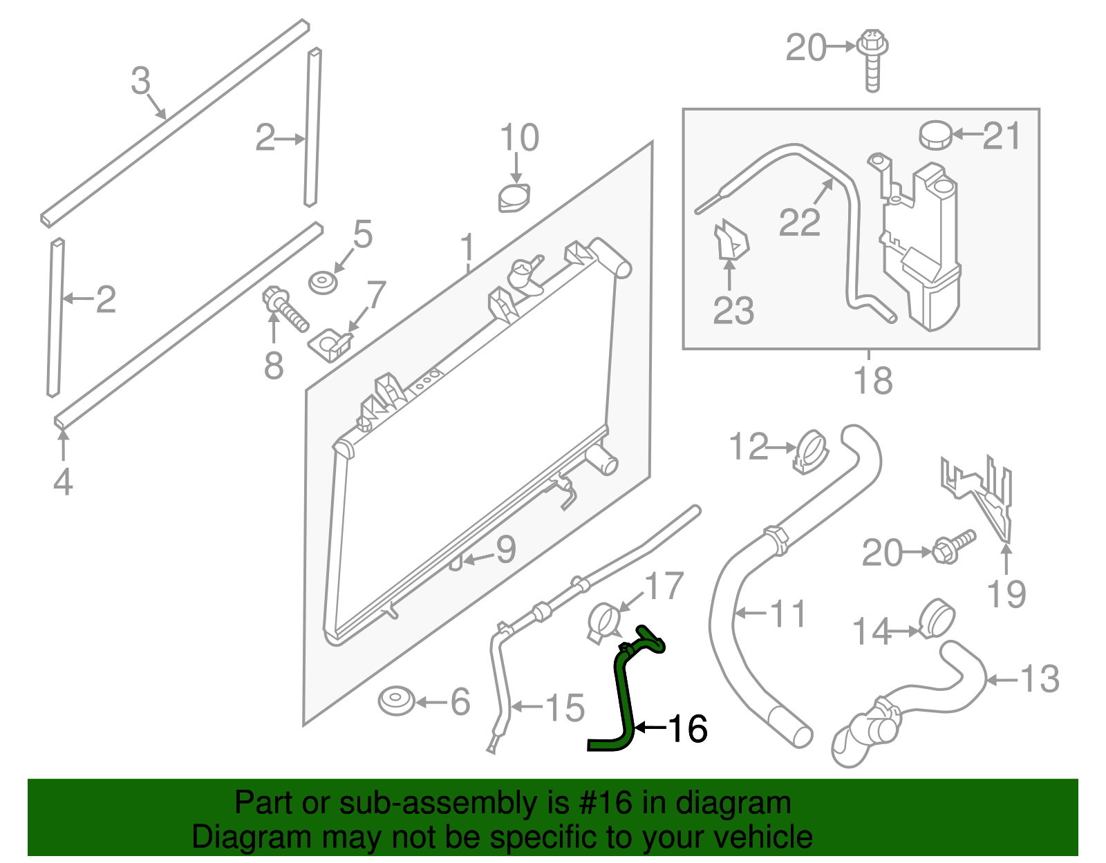 2013-2020 Nissan Pathfinder Oil Cooler Line 21635-3JA0A | OEM Parts Online