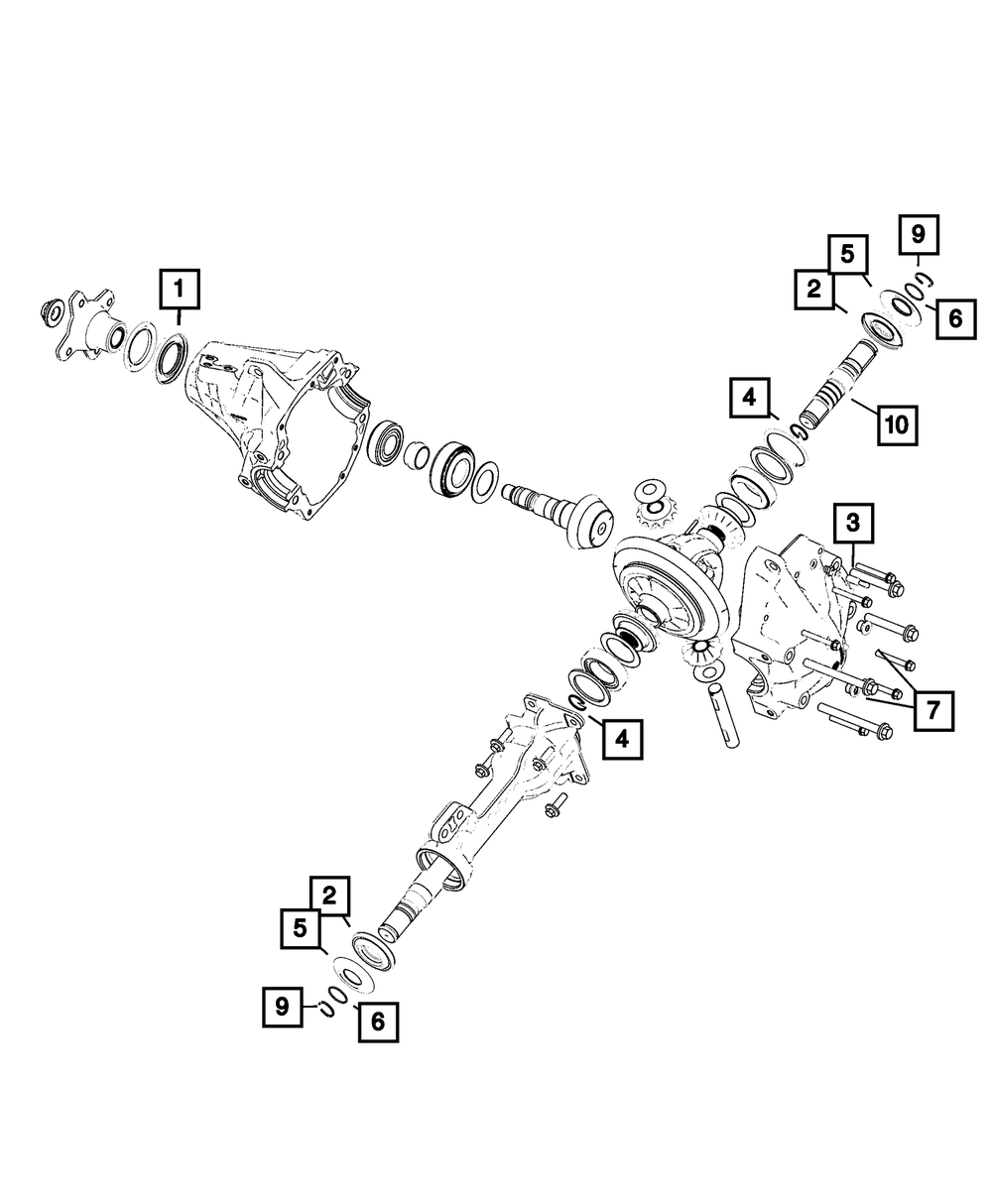 68531555AA - Axle Intermediate Shaft 2021-2025 Ram 1500 | Big 3 Auto Parts