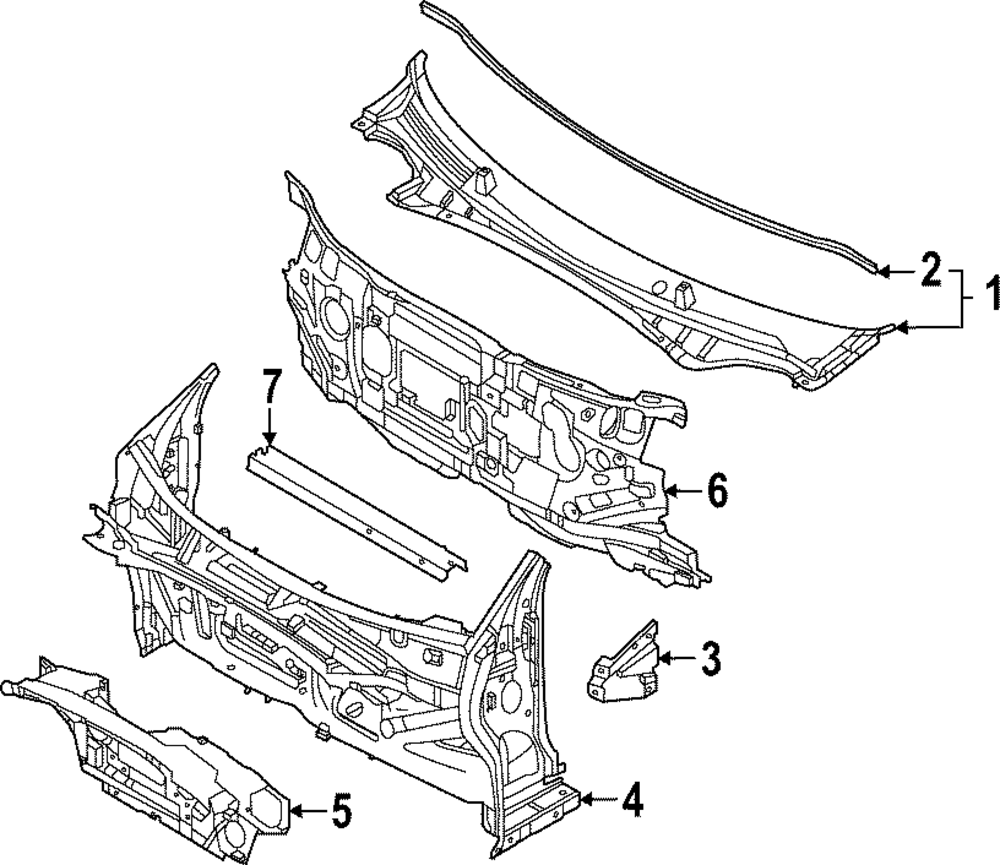 841H1-CV000 - Cross Bar 2022-2024 Kia EV6 | Kia.Parts Store