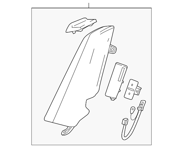 2016-2018 Chevrolet Malibu F Bolster 84230939 | GMPartsDirect.com