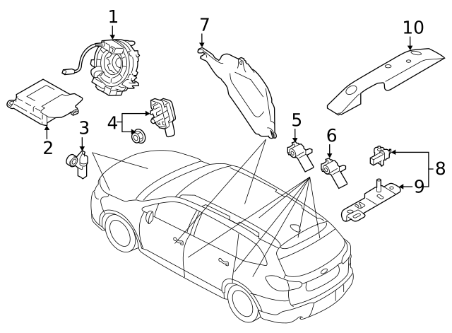 2019-2024 Subaru Clock Spring 83196SJ000 | OEM Parts Online