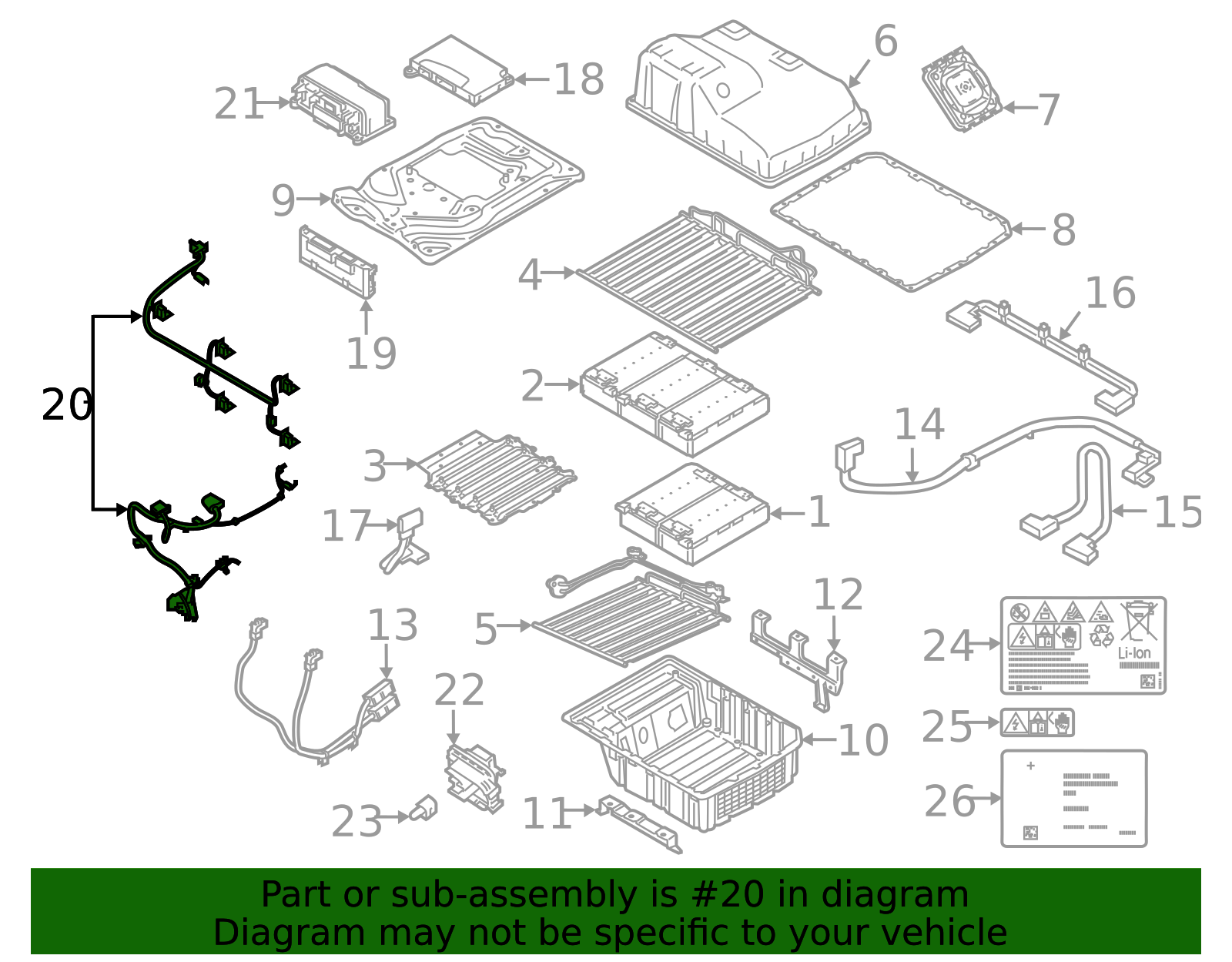 61-27-9-847-351 - Comm.wiring harness, low voltage 2021-2024 Mini ...