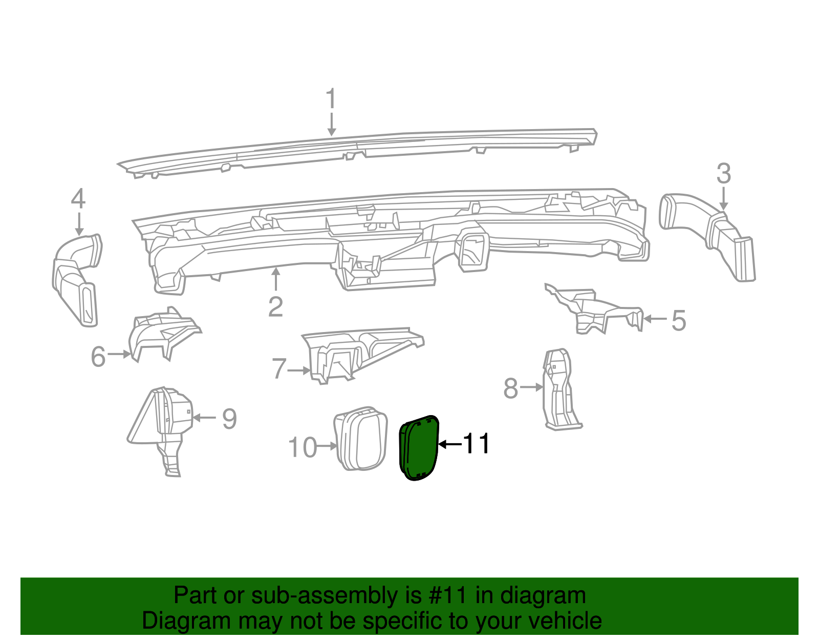 2014-2024 Ram Exhauster 68229842AA | Mopar Parts Canada