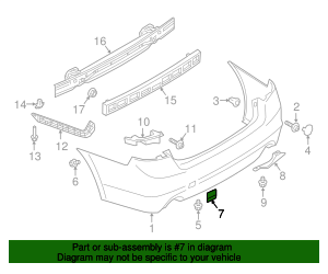 2018-2019 Subaru Legacy Tow Eye Cap 57731AL45A | Subaru Parts For You