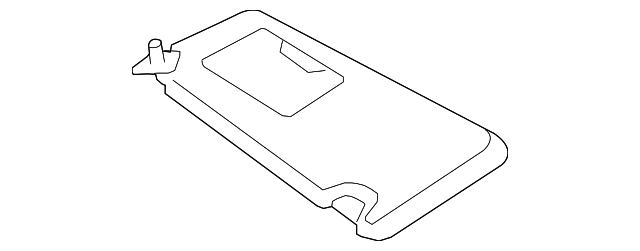 Genuine Sun-Visor for 2009-2015 Land Rover LR2 | Land Rover Part ...