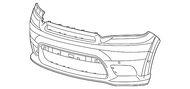 2018-2020 Dodge Durango Bumper Cover 6PN54TZZAA | TascaParts.com
