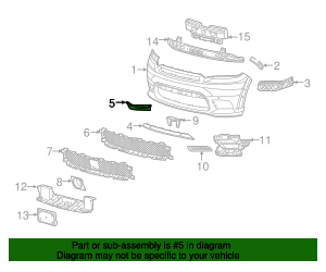 2017-2020 Mopar Applique Panel 68299199AC | TascaParts.com