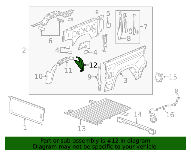 2019-2024 Chevrolet Panel 84675334 GM | GMPartsDirect.com