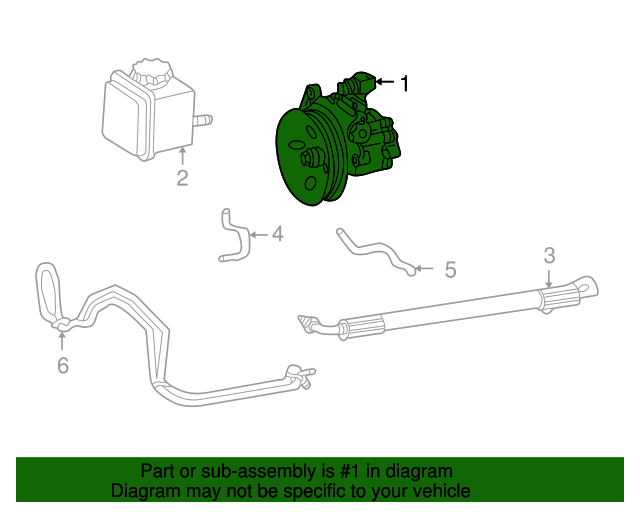 2001-2010 Mercedes-Benz Power Steering Pump 2466980187 ...