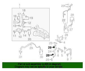 N-106-192-01 - Oil Outlet Tube Bolt | Order Euro Parts