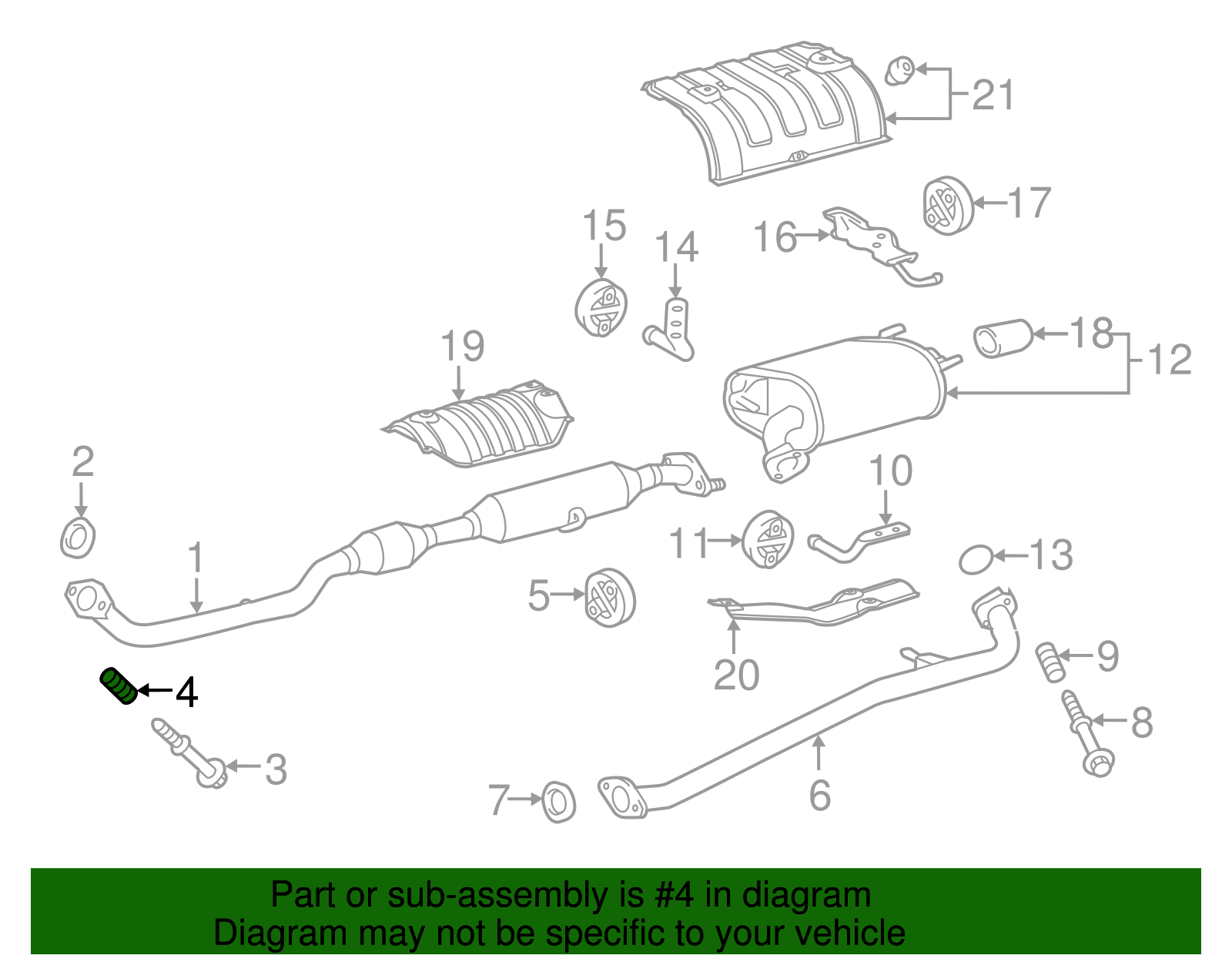 90501-A0031 - Exhaust Spring 2000-2023 Toyota | Longo Toyota Parts