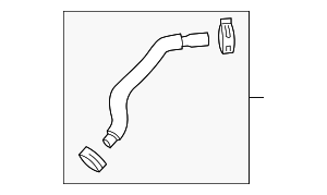 2011-2016 Porsche Panamera Suction Hose 970-347-231-02 | Porsche ...