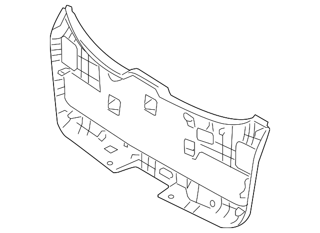 2007-2009 Hyundai Veracruz Lower Gate Trim 81750-3J000-WK-DS ...
