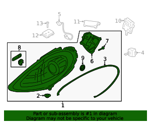2017-2024 Porsche Composite Assembly 982-941-043-T | Sunset Porsche Parts