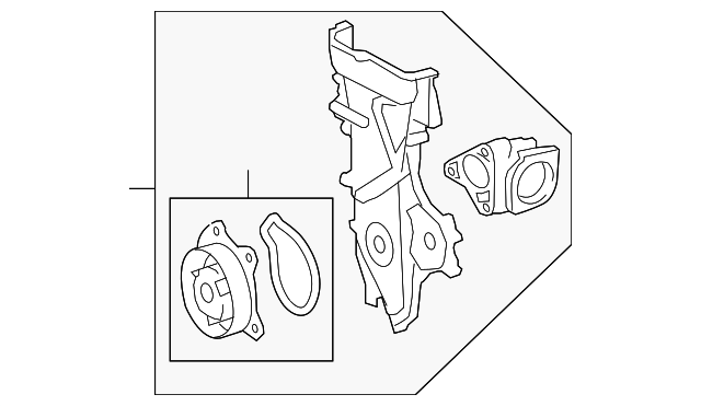 2013-2019 Toyota Engine Timing Cover 11310-0T042 | Toyota Parts Center