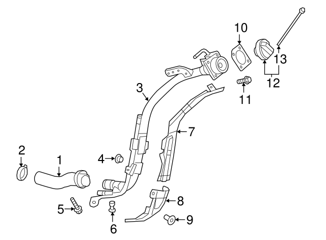 2021-2022 Kia Niro Filler Neck 31040-G5601 | OEM Parts Online