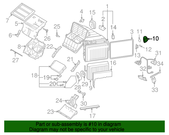 2007-2015 Audi Q7 Expansion Valve 7L0-820-679-D | OEM Parts Online