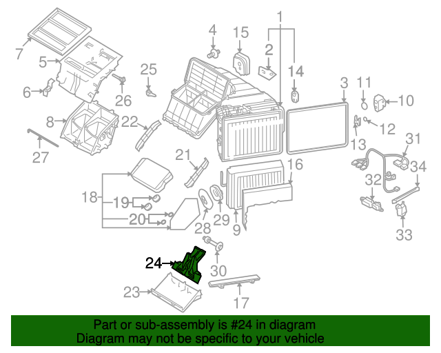 2004-2010 Volkswagen Touareg Heater Duct 7H0-898-409 | QuirkParts