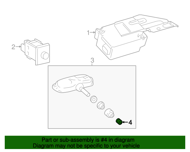 Genuine Toyota Cap part# 90942-A5002 for 2004-2024 Toyota | Ourisman ...