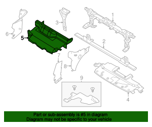 7L1Z-8327-A - Lower Deflector 2007-2017 Ford | AutoNation Parts