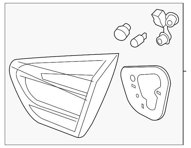 92403-1W200 - Backup Lamp Assembly 2012-2017 Kia Rio | Kia.Parts Store