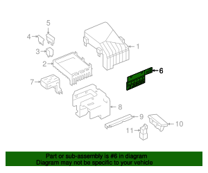 1K0-937-629 - Main Fuse - 2010-2014 Volkswagen | VW Direct Auto Parts