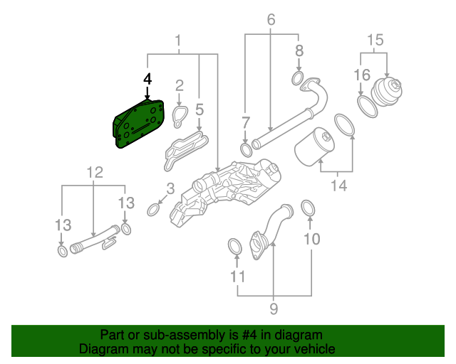 2008-2018 GM Oil Cooler 55355603 | QuirkParts