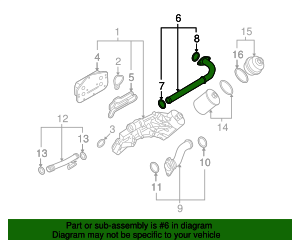 Oil Cooler Pipe 28290053 | QuirkParts