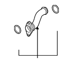 2008-2018 GM Engine Oil Cooler Outlet Pipe Kit with Seals 55353330 GM ...