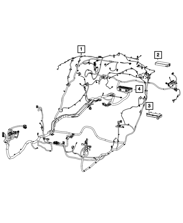 2022-2023 Dodge Charger Body Wiring 68542278AD | Mopar eStore