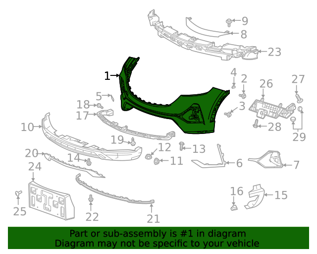 2020-2023 Buick Encore GX F Fascia 42774798 | Auto Parts Express
