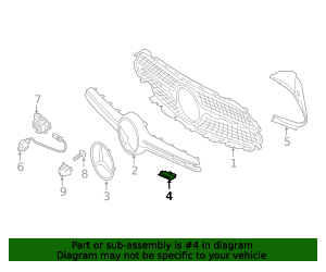 257-817-27-00 - Nameplate 2019-2020 Mercedes-Benz CLS 53 AMG ...
