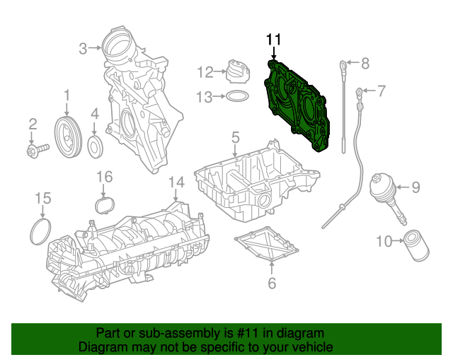 274-015-34-00 - Cover Mercedes-Benz USA Parts