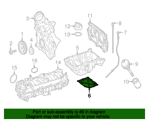 2014-2019 Mercedes-Benz Oil Pan 274-010-03-13 | MB OEM Parts
