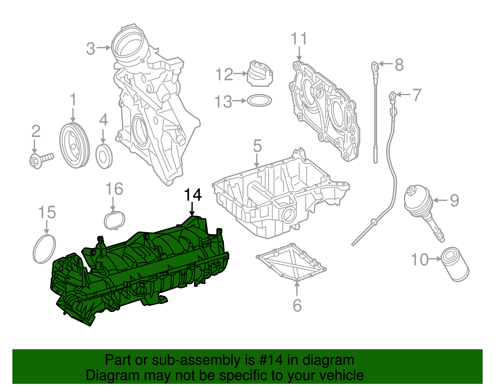 274-090-00-37 - High-Quality Engine Intake Manifold for 2015-2023 ...