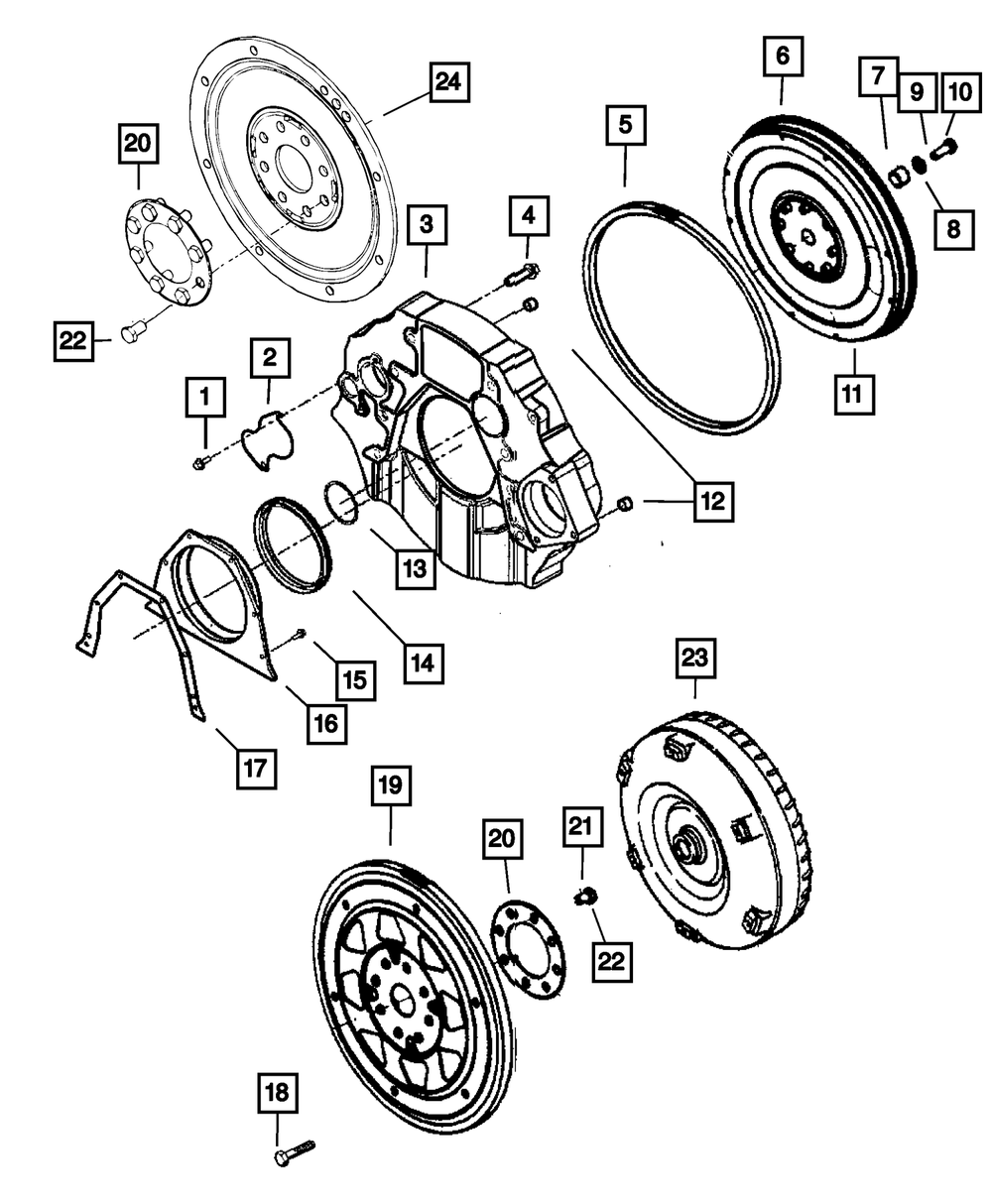 2001-2018 Mopar Pilot Bearing 52107562AB | Miracle Mopar