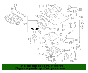 2009-2018 Volkswagen Engine Timing Cover Bolt 06J-103-831 | vwpartscente