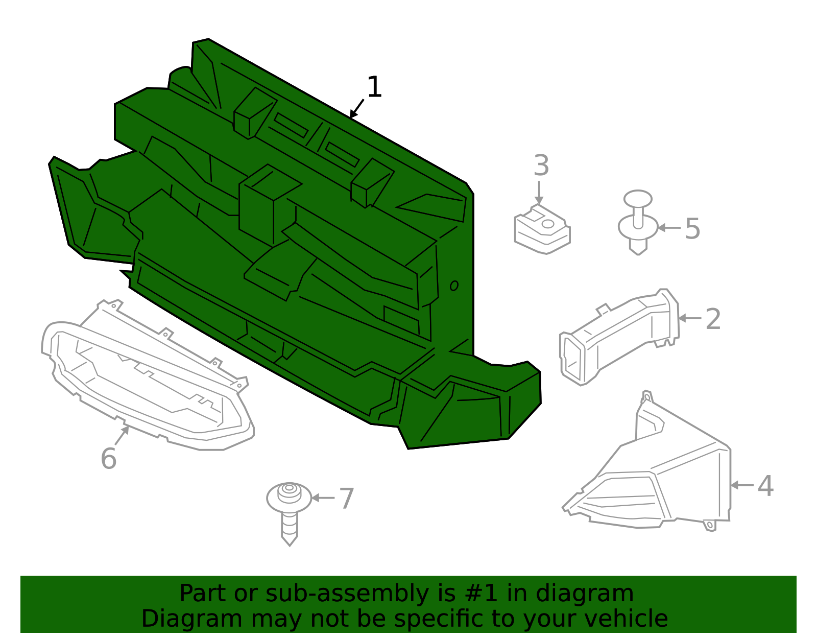 Genuine BMW 51-74-5-A22-377 | Center Duct | FREE Shipping on Most ...