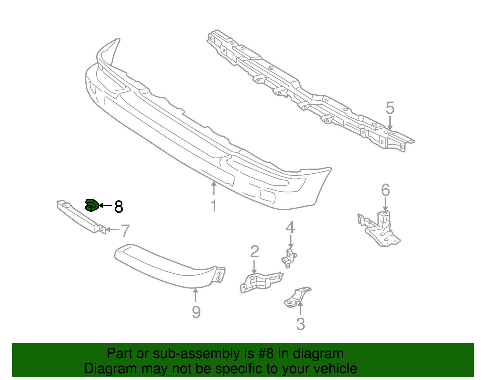 1998-2000 Toyota Tacoma 1998-2000 Toyota Tacoma - Headlight Bracket ...