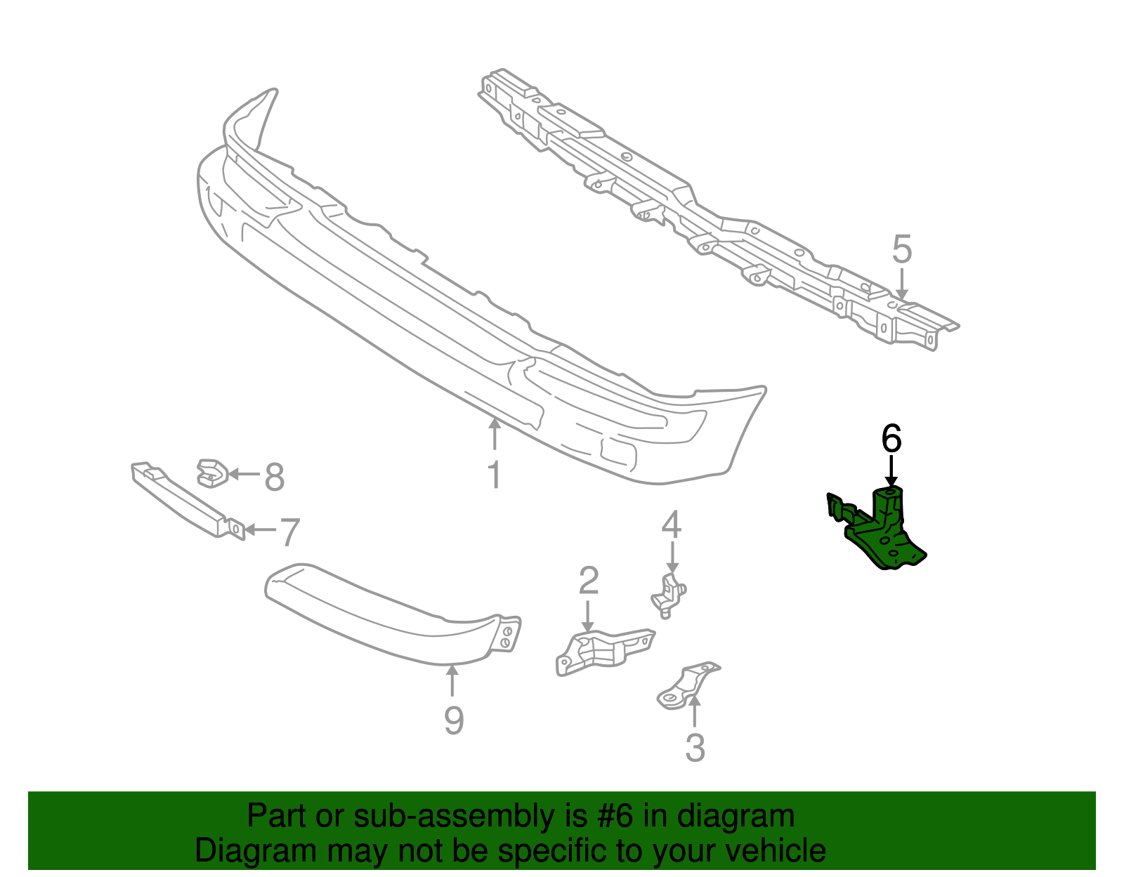 52012-04050 - Upper Retainer Arm 1998-2000 Toyota Tacoma | Longo Toyota ...
